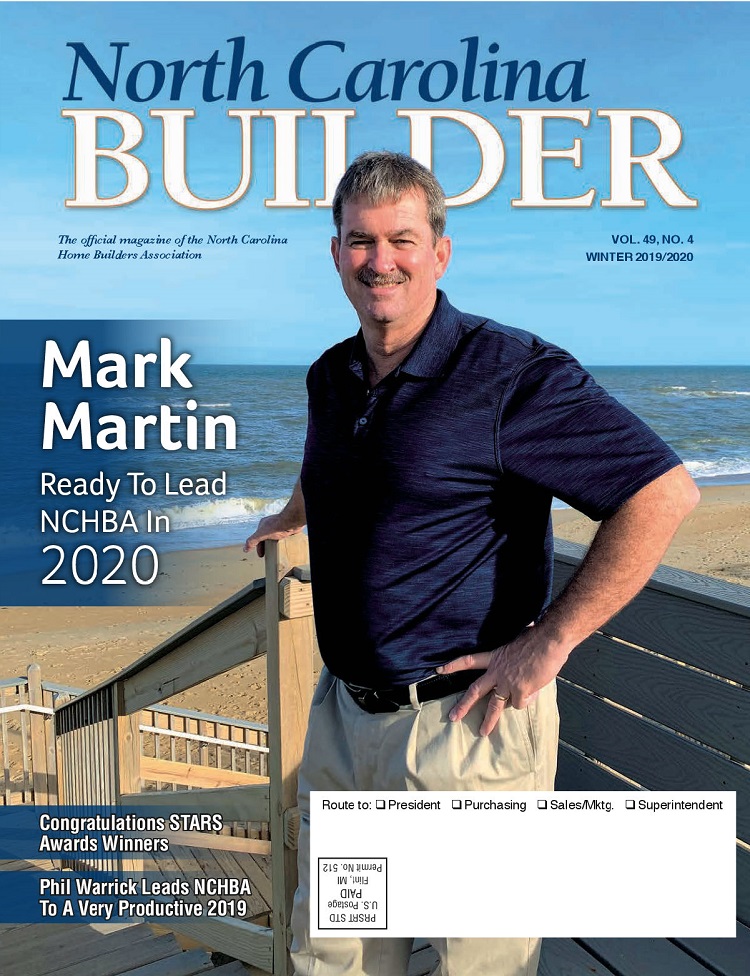 Mark Martin Leads NCHBA in 2020 - Sandmark Custom Homes