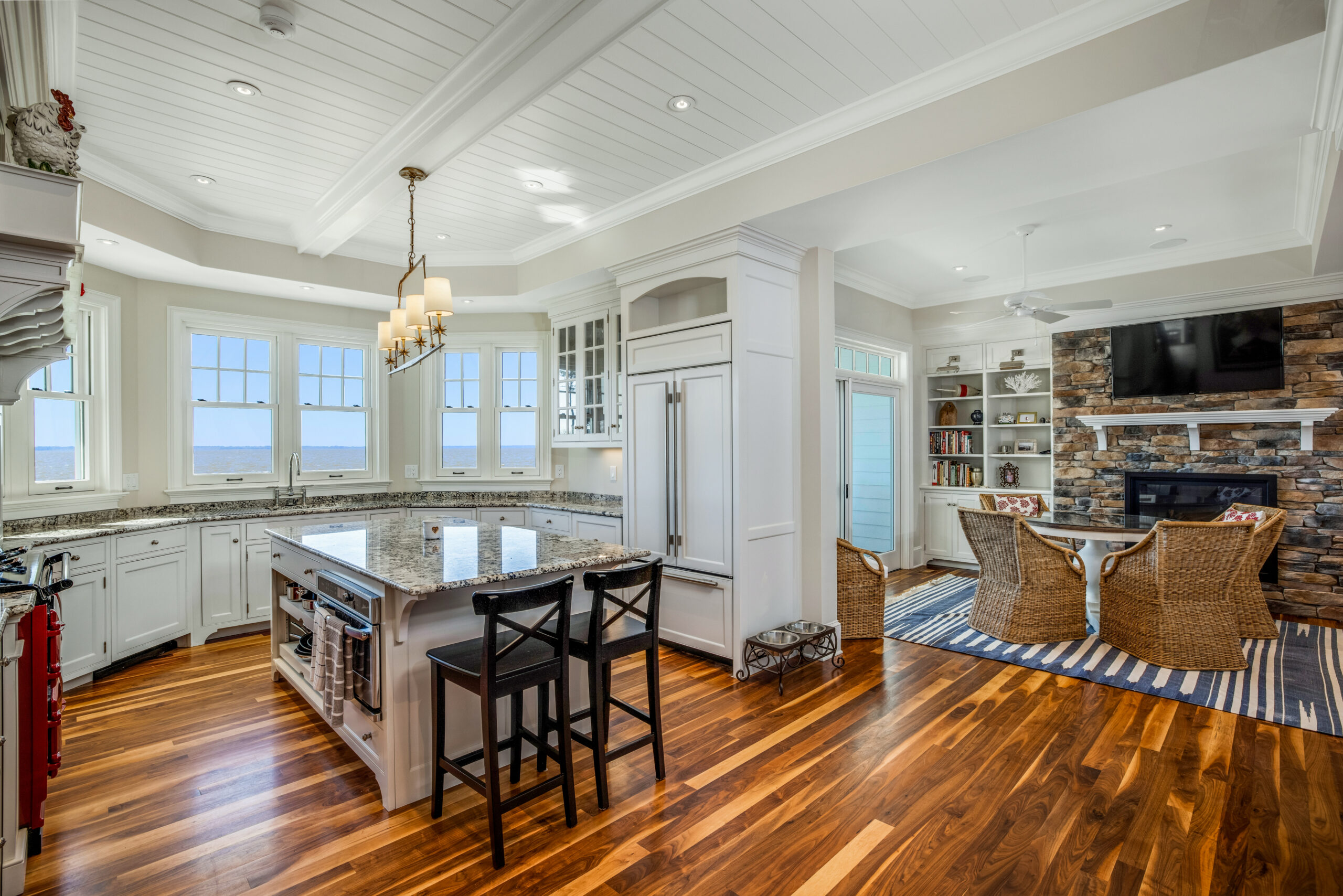 Mill Point House Kitchen Island View | Sandmark Custom Homes - Sandmark ...