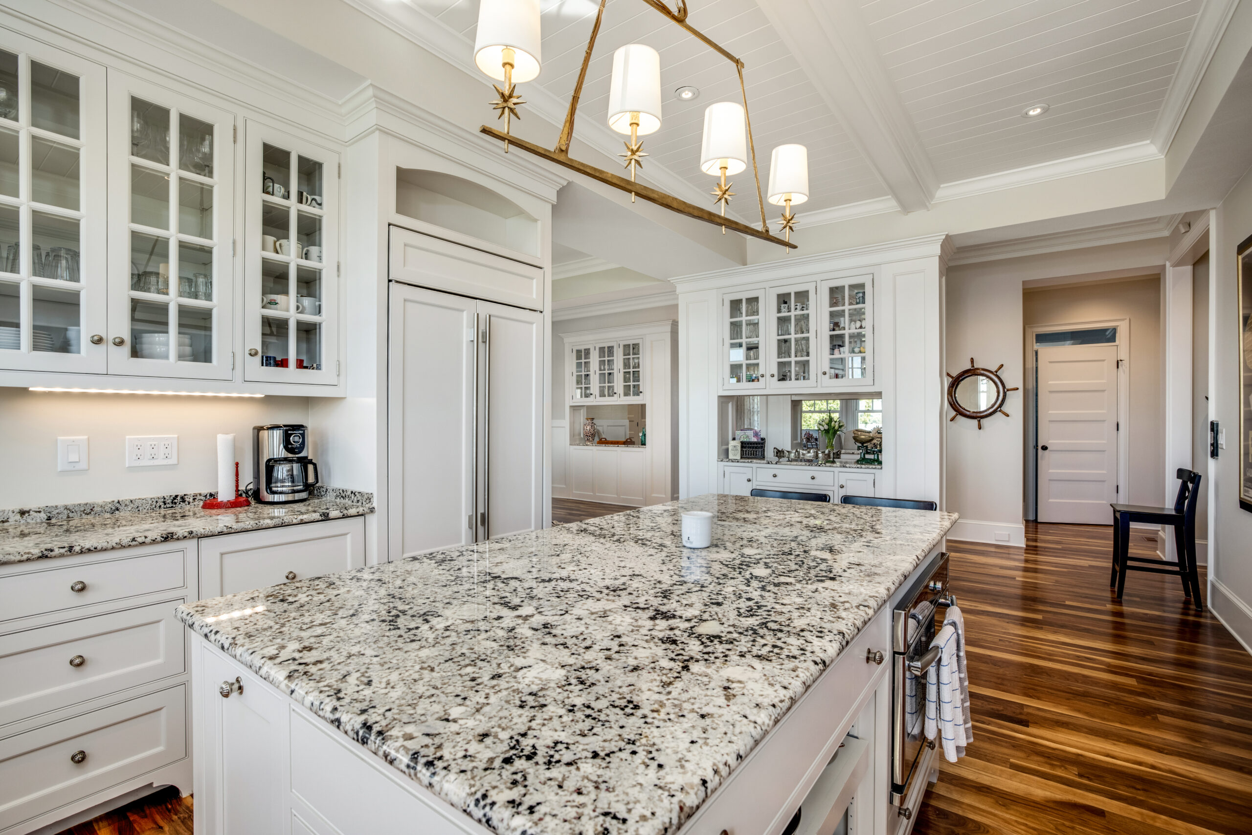 Mill Point House Kitchen Island View | Sandmark Custom Homes - Sandmark ...